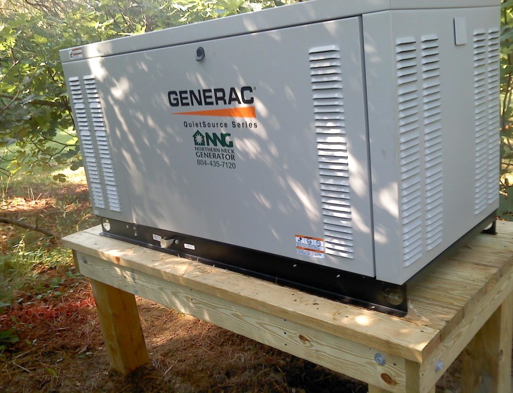 Raised Genset Platform | NNG Automatic Standby Generators