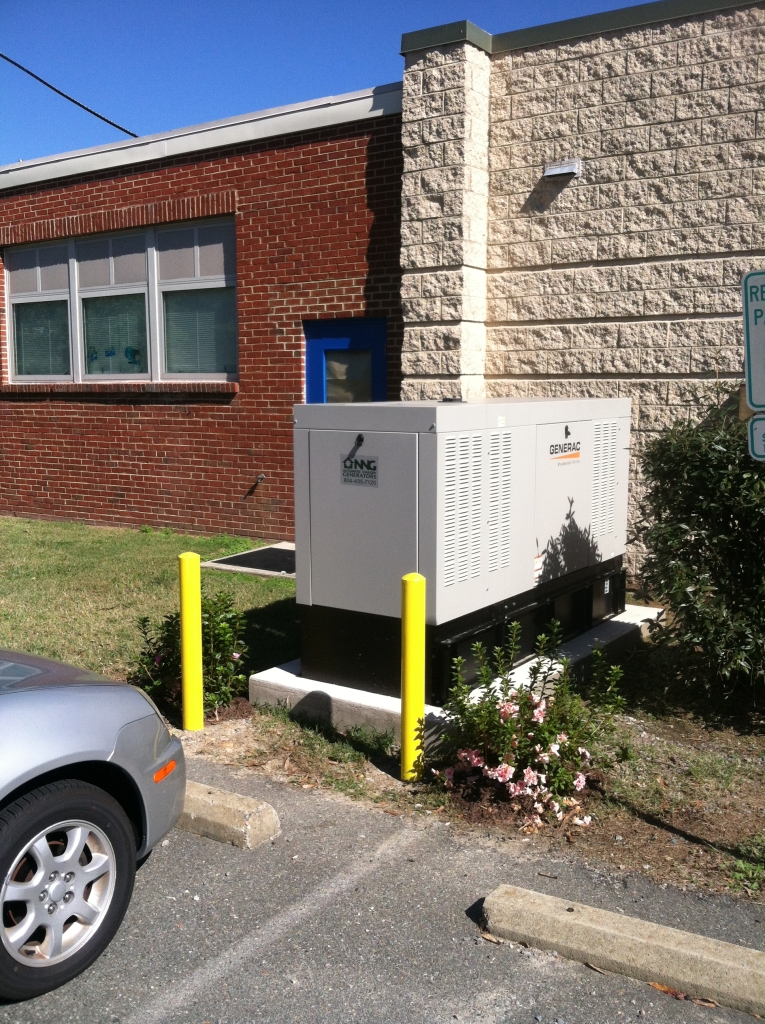 Diesel commercial generac generator on essex county school board | NNG ...