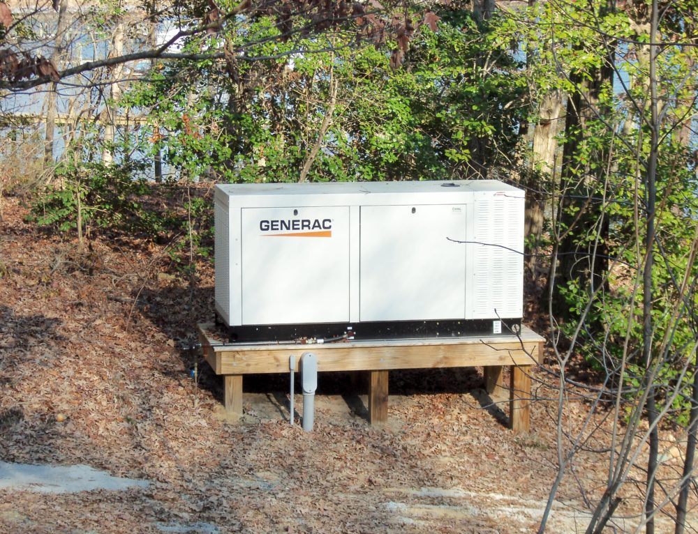 kohler generator on a platform installed by NNG in_Richmond_county ...